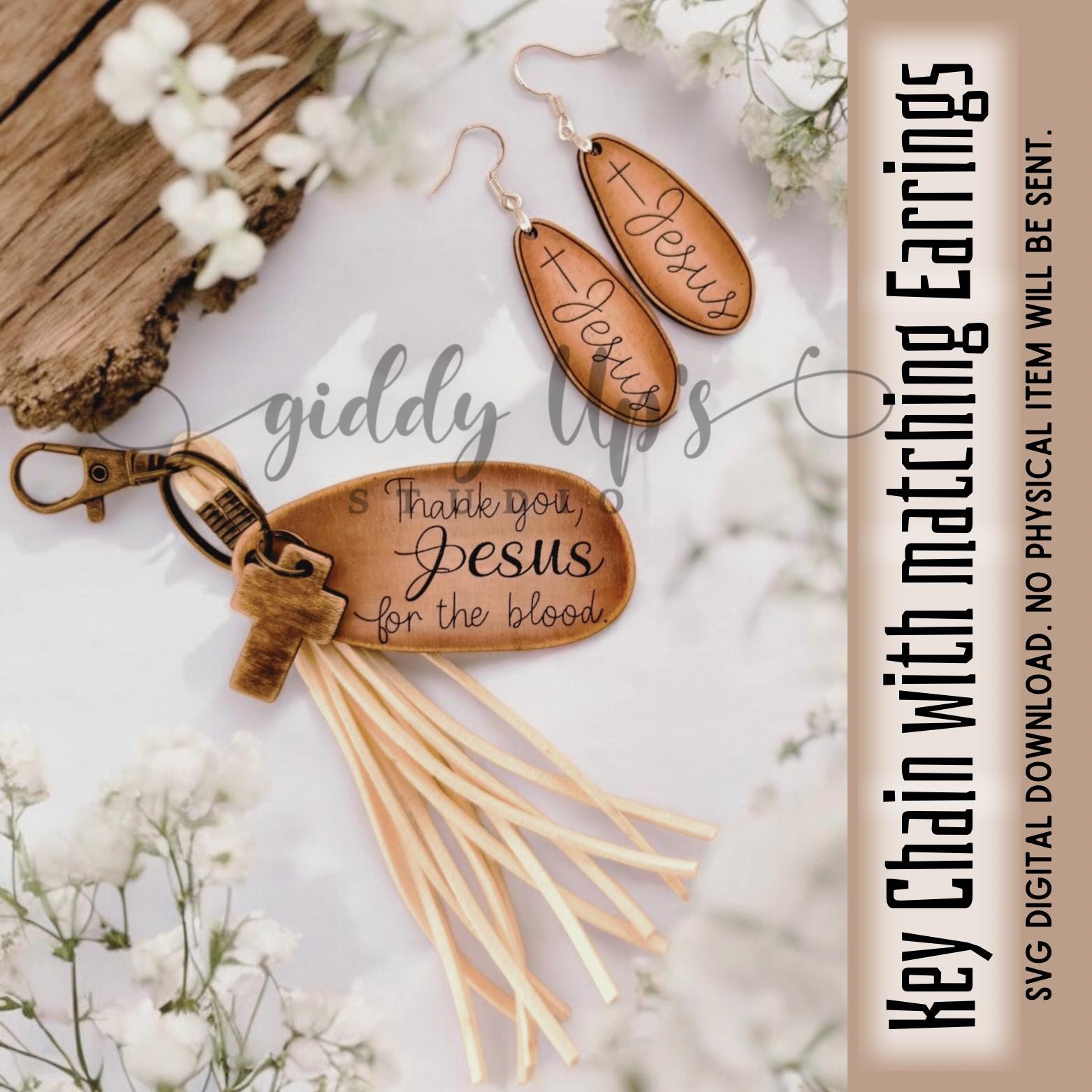 Christian Keychain SVG: Religious Laser Cut File (digital Download) - Etsy