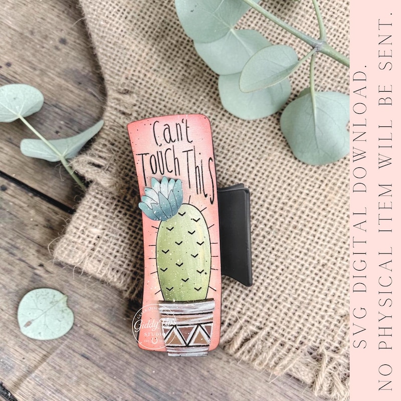 Cactus Hair Clip - Etsy