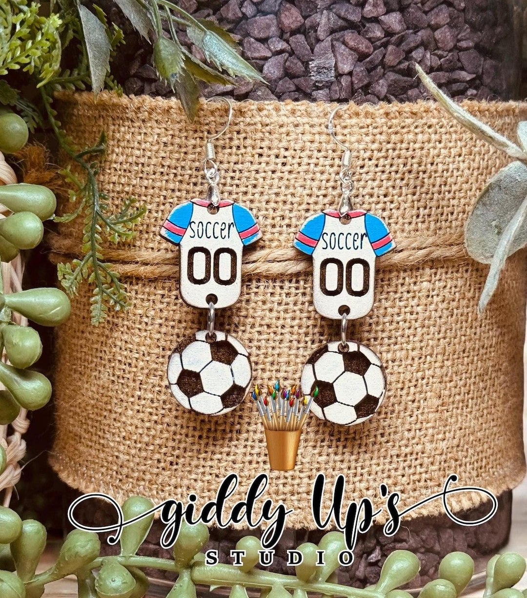 Soccer Jersey Earring File SVG | Glowforge Earring SVG File | Soccer ...