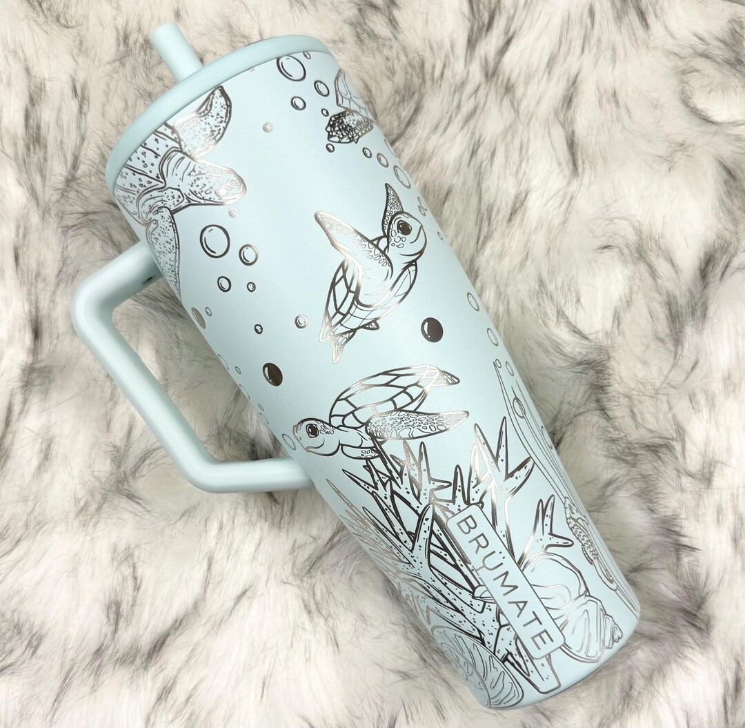 Sea Turtle Brumate Era Tumbler Travel Mug, Ocean Engraved Era, Unique ...