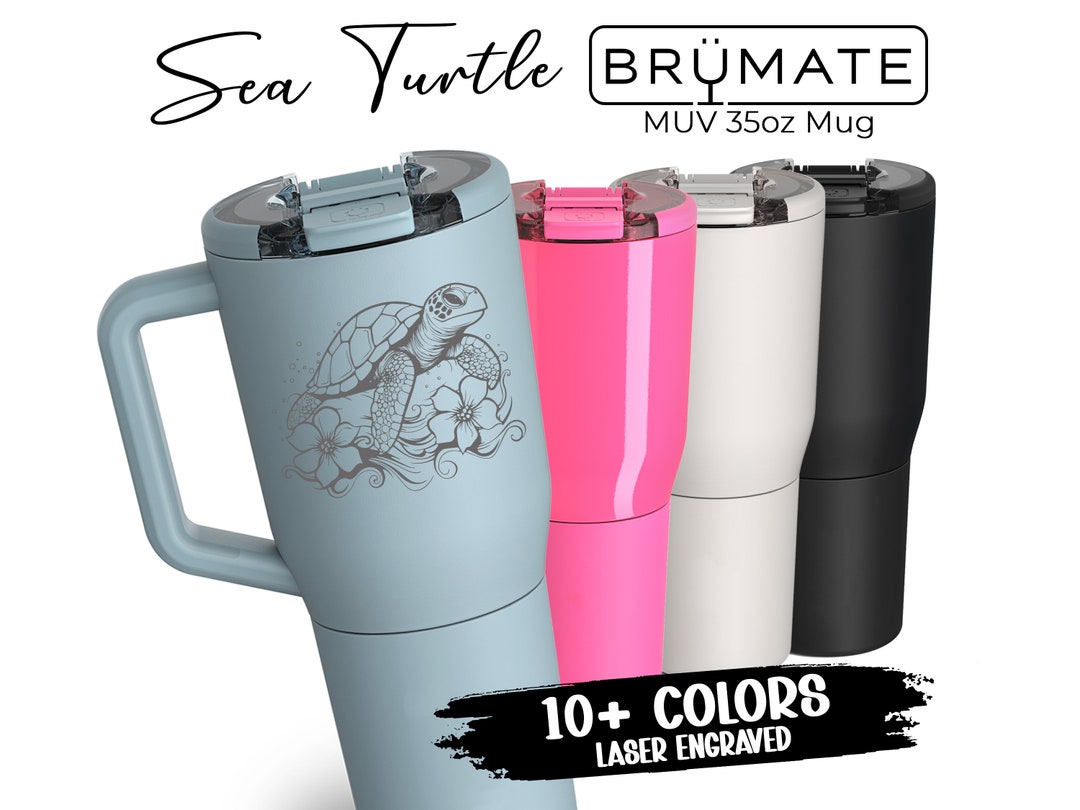 Sea Turtle Lovers Brumate MUV 35oz Travel Mug Tumbler Cup, Ocean Theme ...