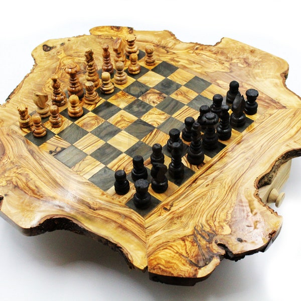 Rustic Chess Board - Etsy