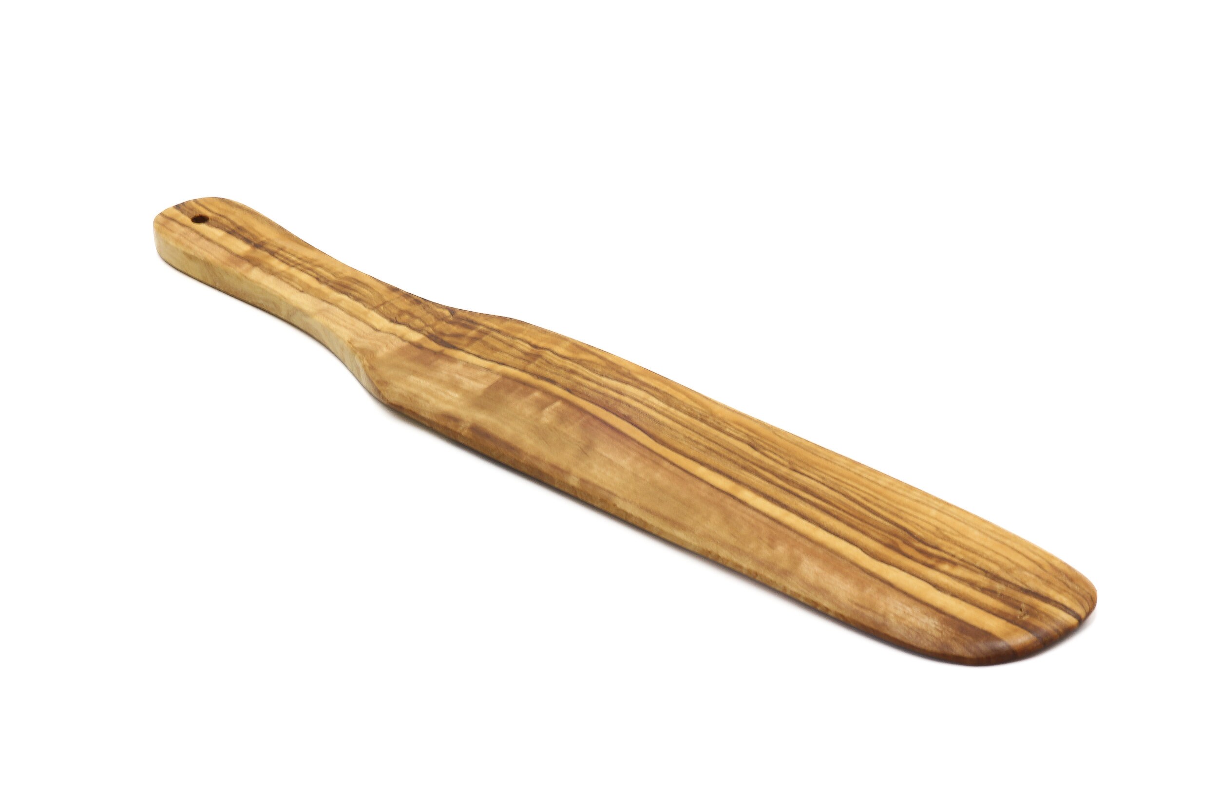 Handcrafted Olive Wood Crepe Flipper: Long Plain Spatula - Etsy
