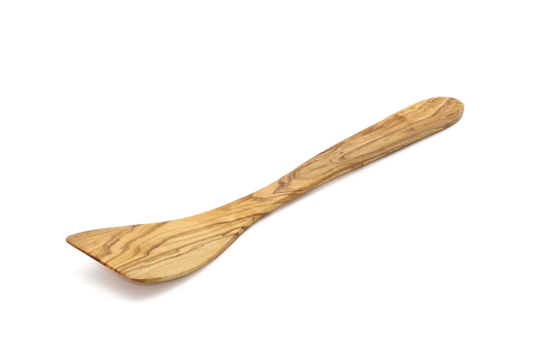 Olive Wood Flat Spatula | Baking and Cooking Turner | Non Scratch and ...
