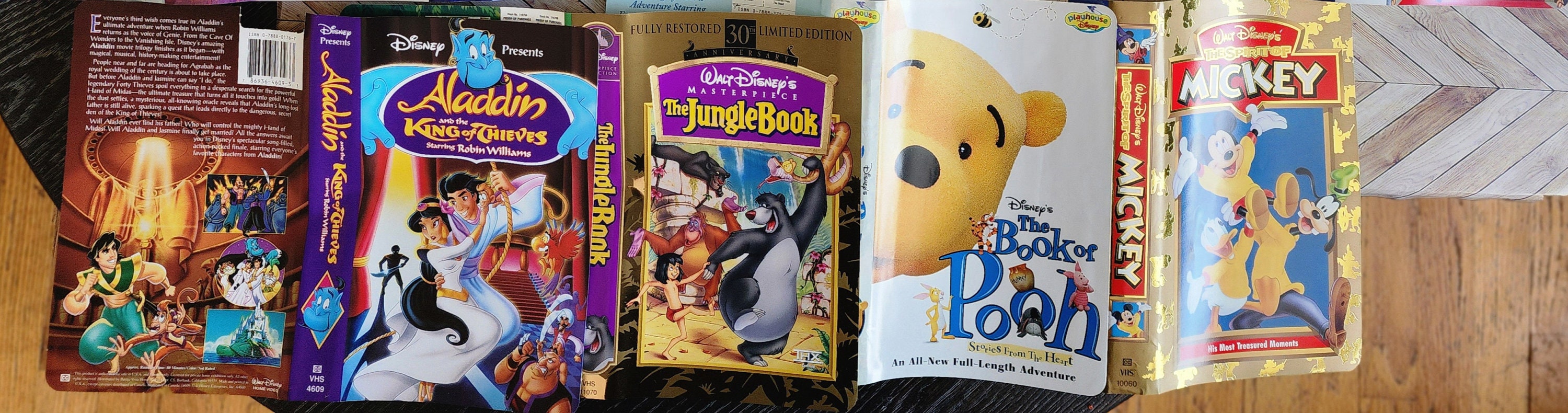 Repurposed Walt Disney Vintage VHS Cover Junk Journal, Movie Cover ...