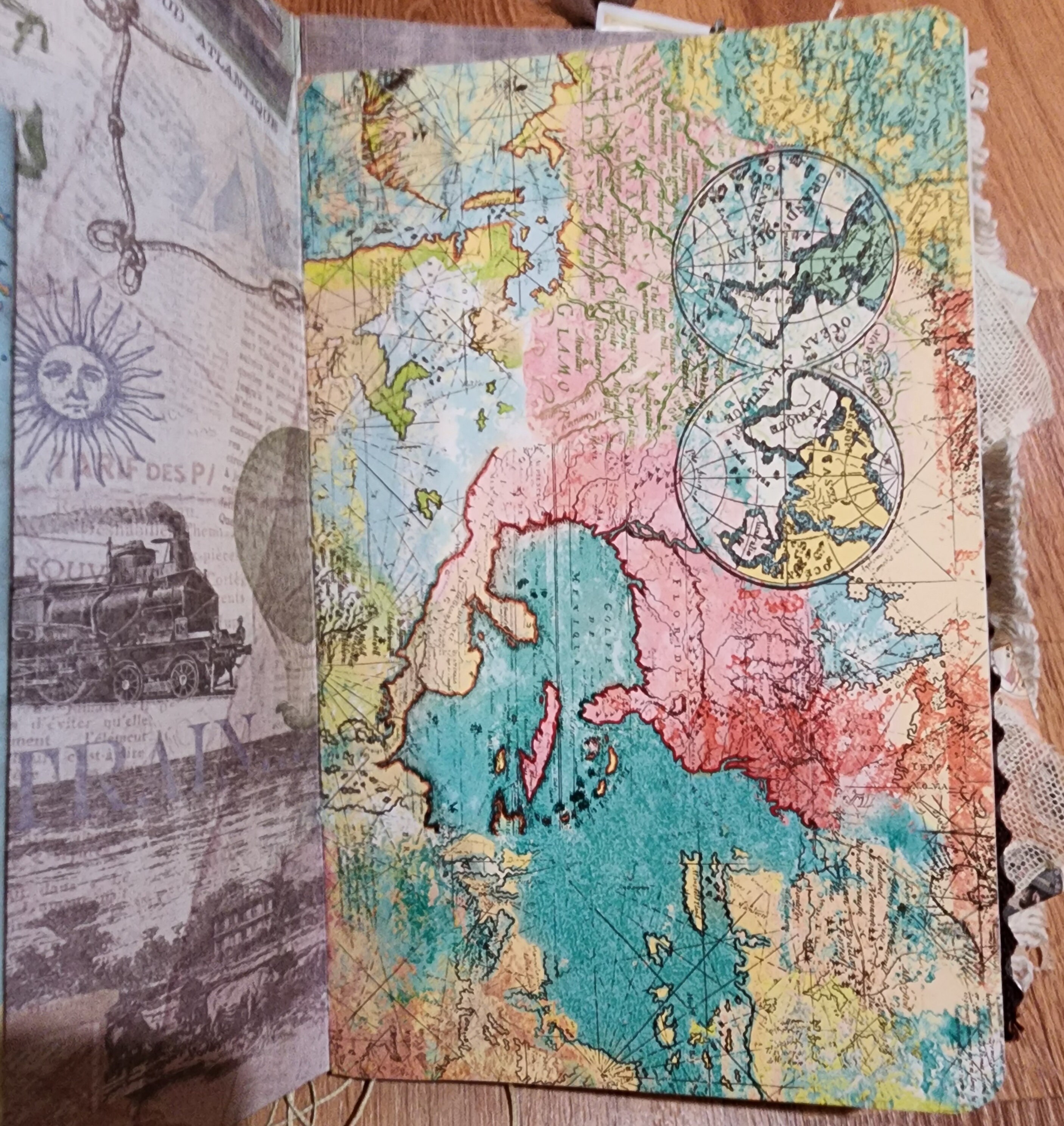 Vintage Travel Junk Journal, Junk Journal, Art Journal - Etsy