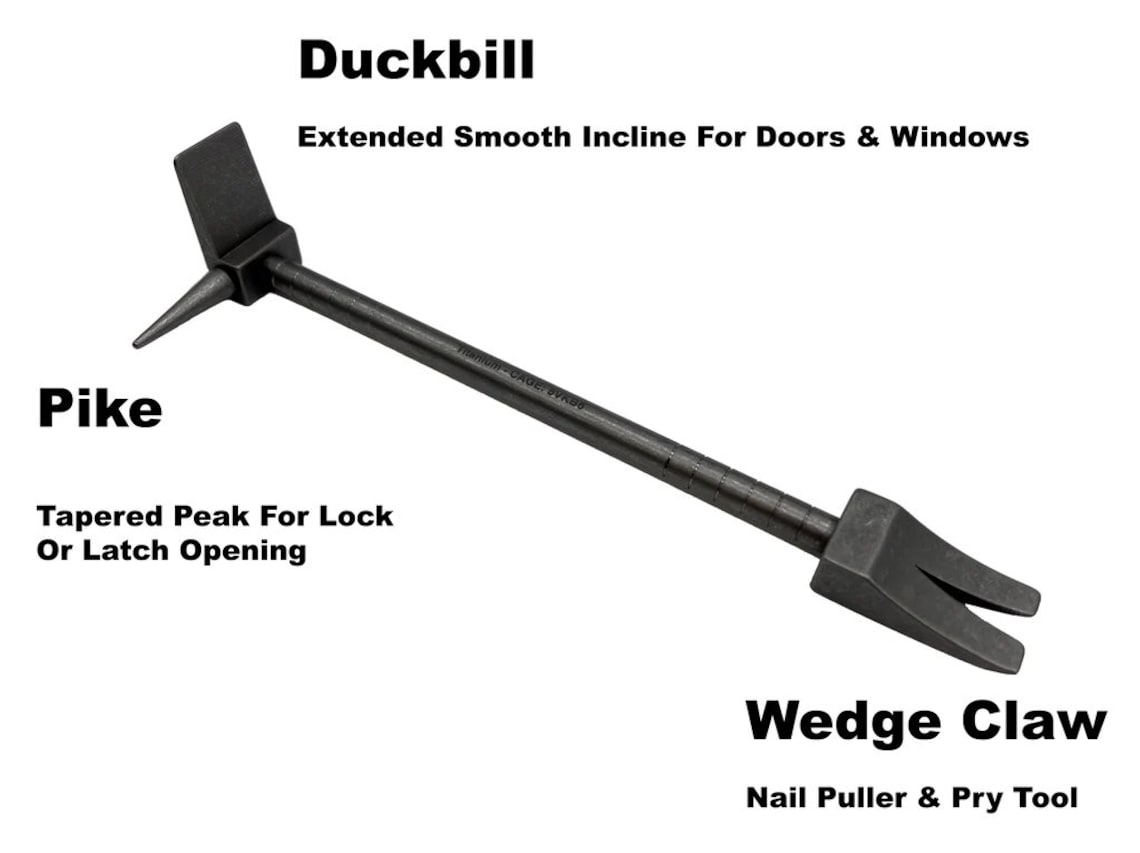 8 Titanium Hooligan Halligan Bar - Etsy