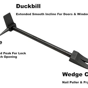 8" Titanium Hooligan Halligan Bar - Etsy