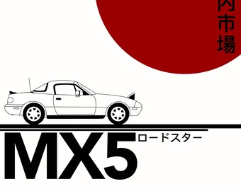 Toyota AE86 JDM Car Poster A3 297mm X 420mm - Etsy UK