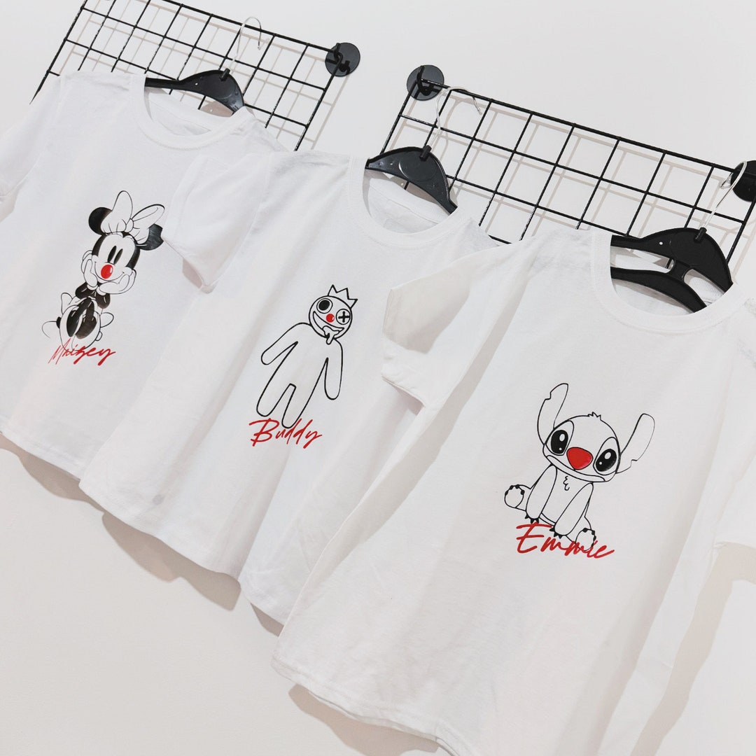 Red Nose Day, Comic Relief Day Personalised Character T-shirts. - Etsy