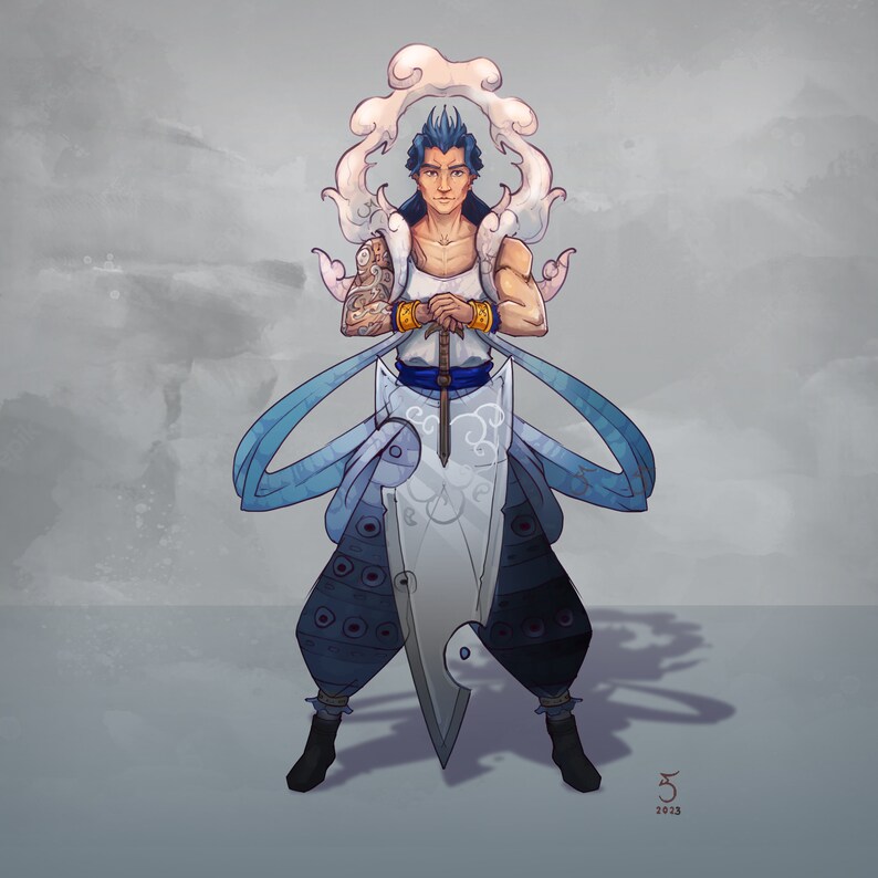 Custom Game Character Portrait RPG Character Design Dnd - Etsy