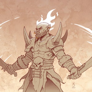 Custom Dnd Sketch Characters, Custom Character Sketch Commissions ...