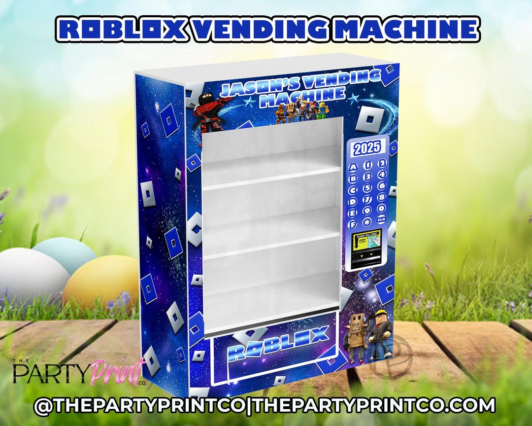 Roblox Vending Machine Editable Photoshop Template - Etsy