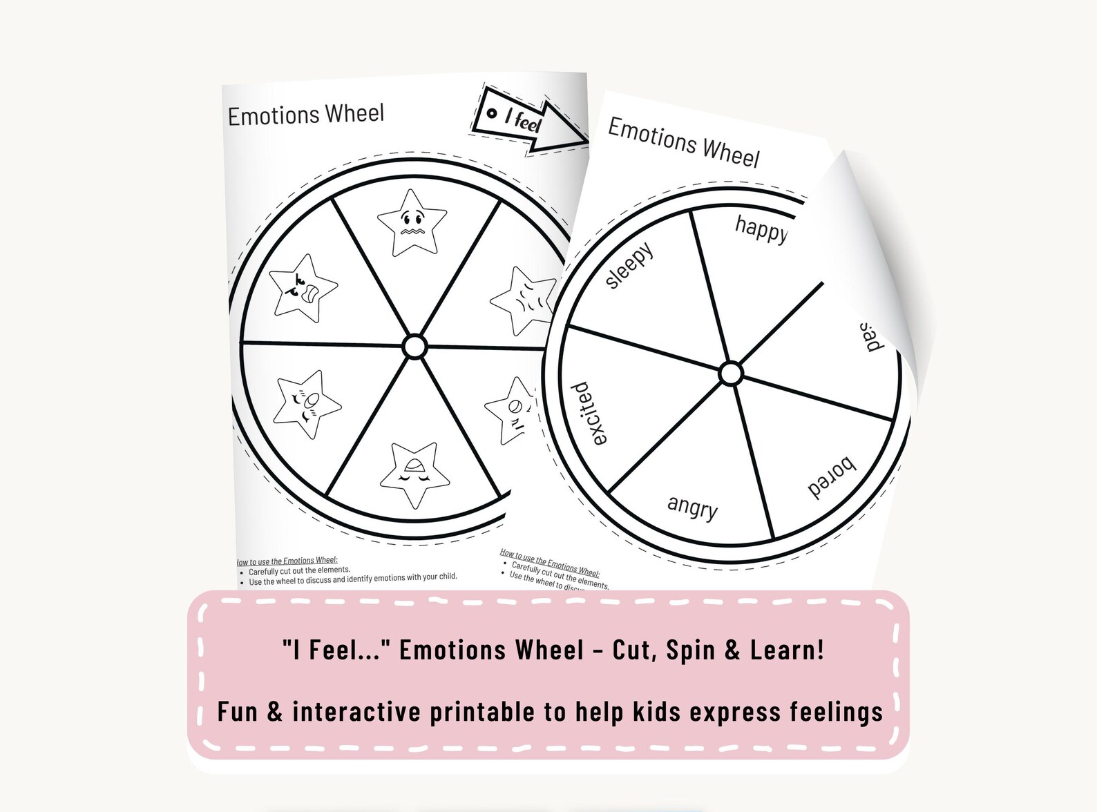 Emotion Coloring Book for Kids| Feelings Activity Workbook| Printable ...