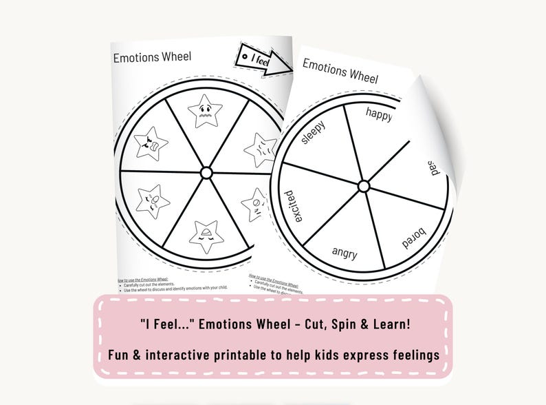 Emotion Coloring Book for Kids| Feelings Activity Workbook| Printable ...