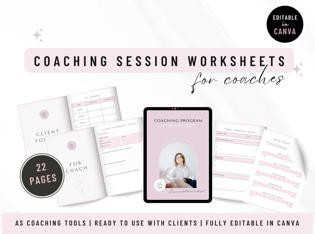 Coaching Session Worksheets Coaching Worksheet Templates Coaching ...