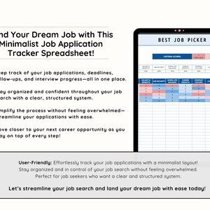 Job Application Tracker Spreadsheet | Job Tracker Google Sheet | Job ...
