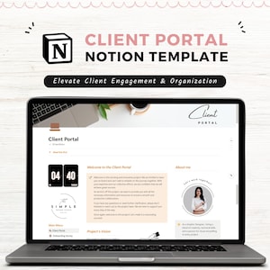 Notion Template Client Portal Notion Client Dashboard Project Tracker Client Onboarding Notion ...