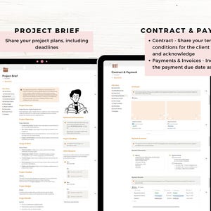 Notion Template Client Portal Notion Client Dashboard Project Tracker ...