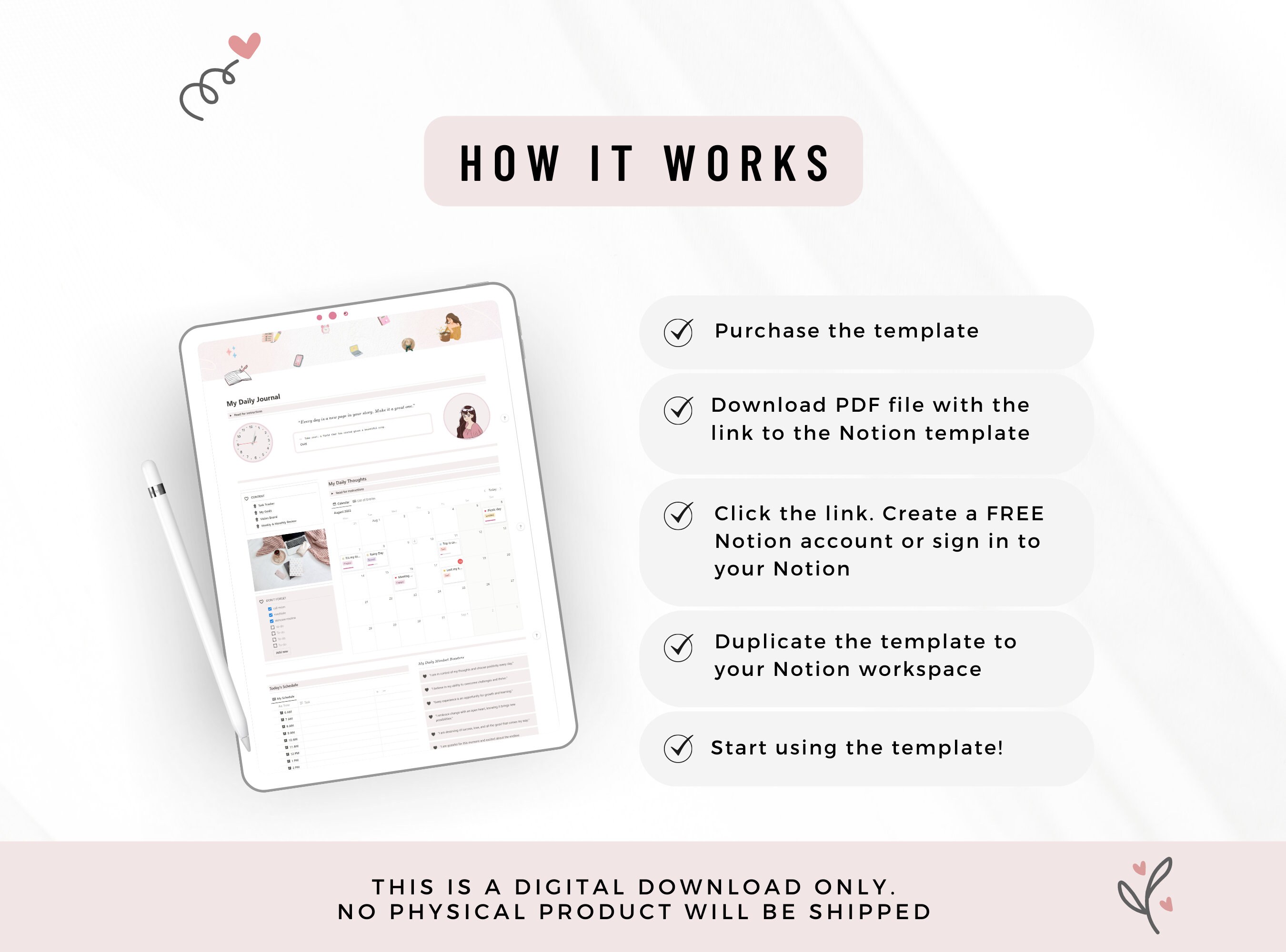 Notion Template Notion Dashboard Notion Planner Notion - Etsy