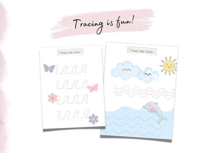Kids Tracing Activity Worksheets Printable Tracing Worksheets ...