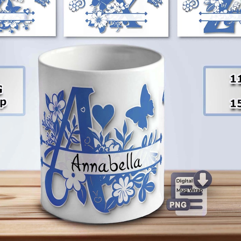 Ceramic Wall Initial - Etsy