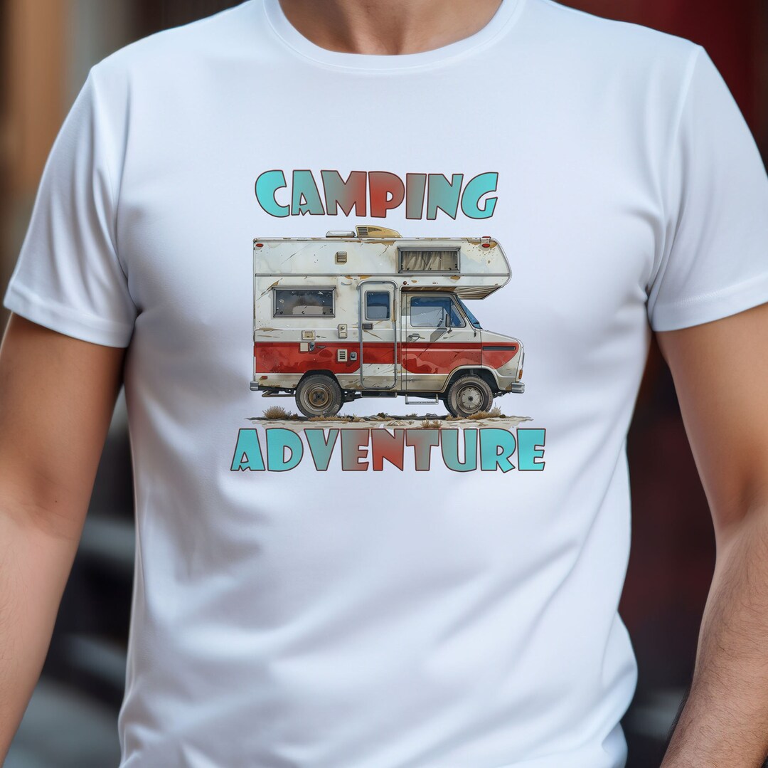 Camper Sublimation Design Druckvorlage | Camping Adventure | PNG ...