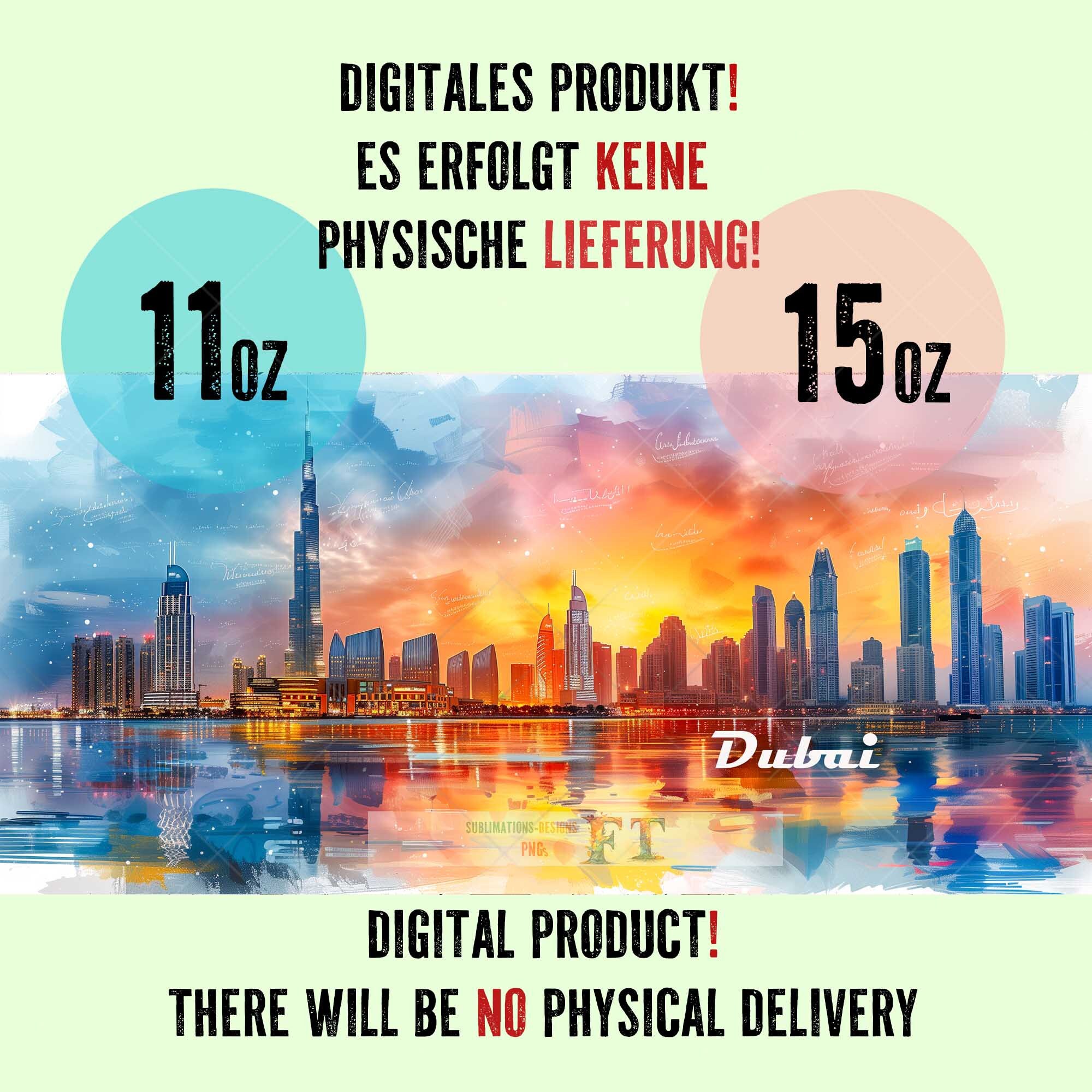Dubai Skyline Mug Sublimation Template – City Print Template | PNG ...