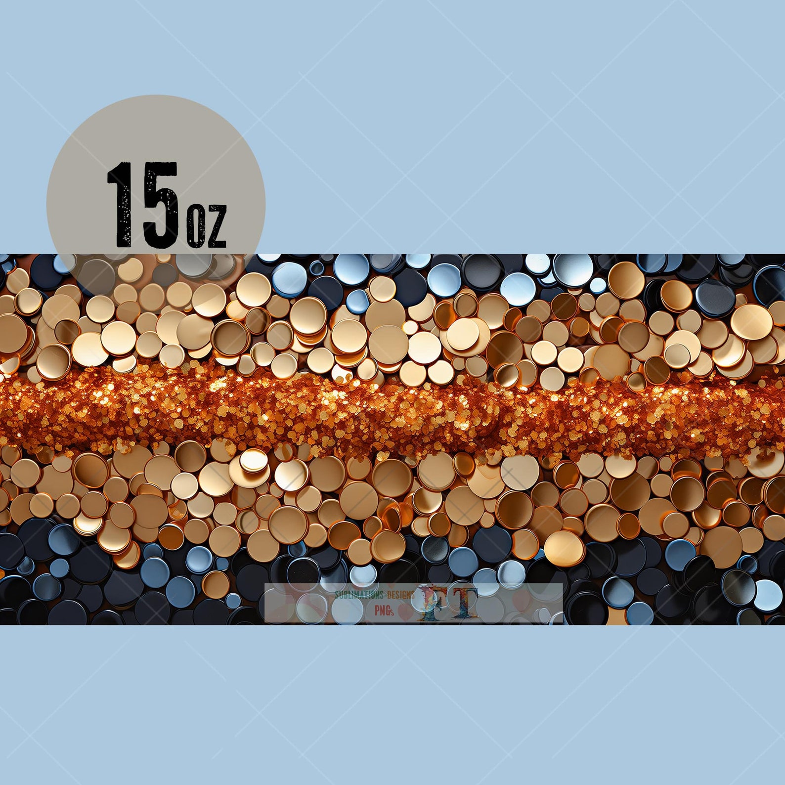 Sequin Sublimation Design for Mugs | 3D Sequin Style | Glitter ...