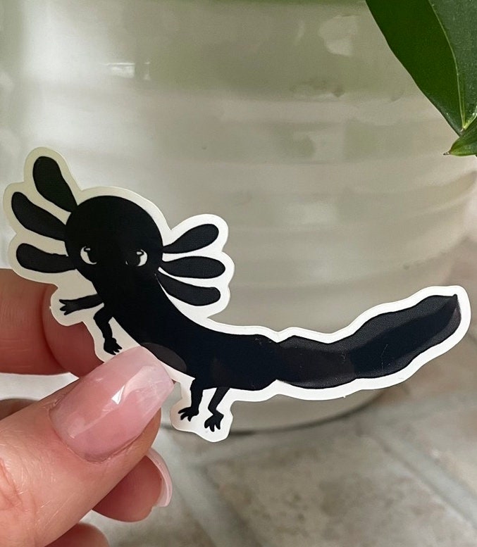Axolotl Vinyl Sticker - Etsy