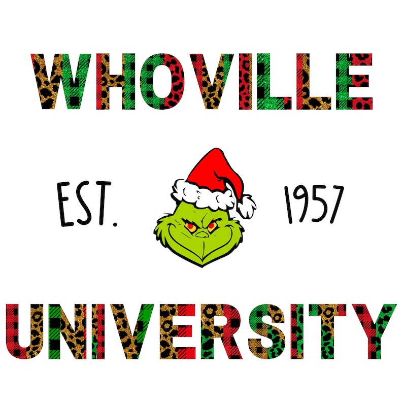 Whoville University PNG Digital Download - Etsy