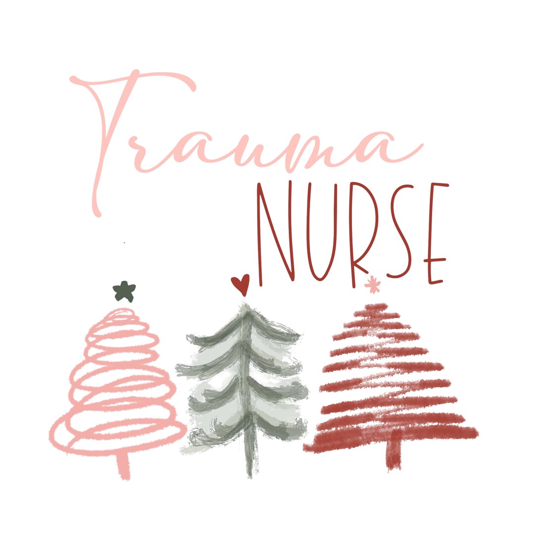 Trauma Nurse Christmas PNG - Etsy