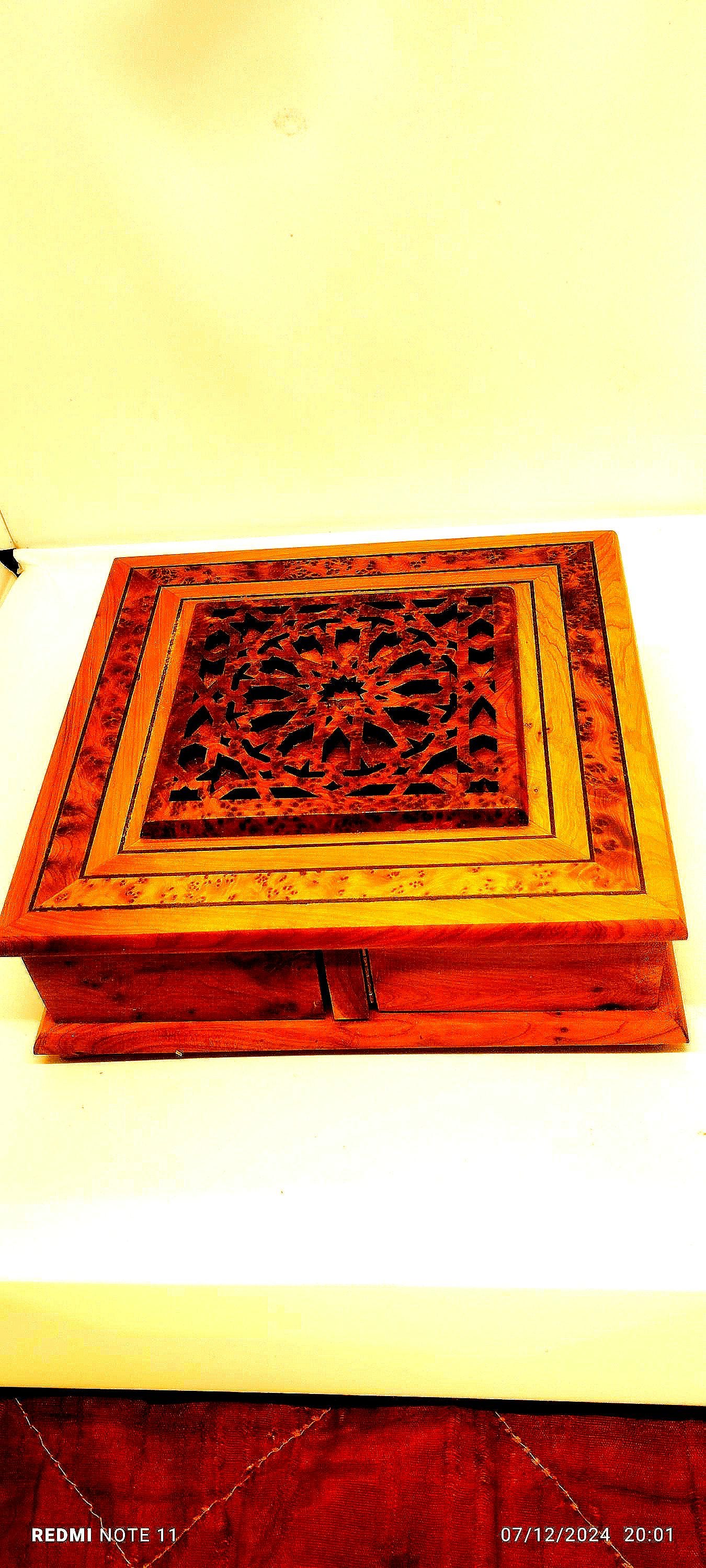 Moroccan Puzzle . Secret Opening Wooden Jewelry Box, Secret Opening ...