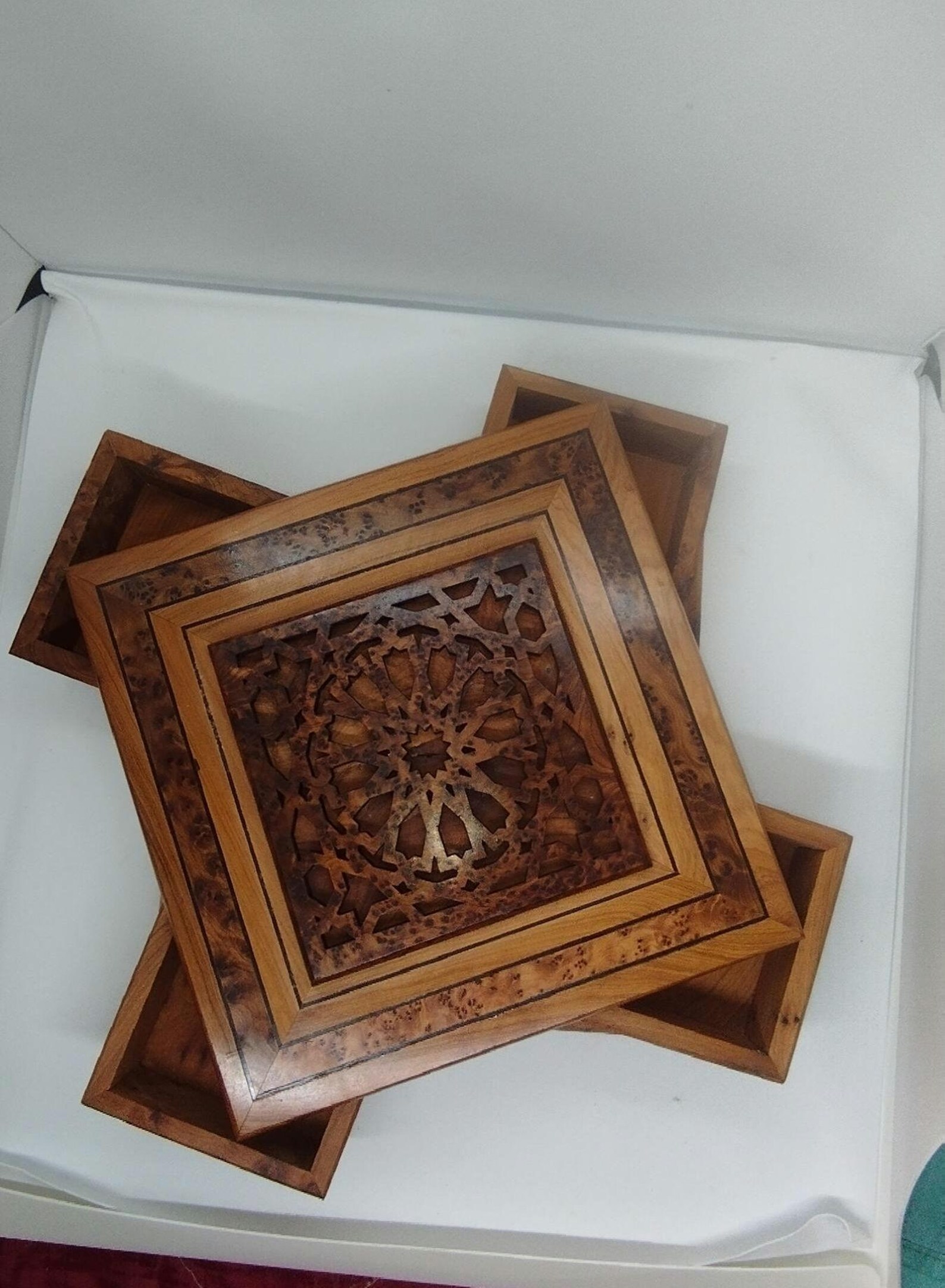 Moroccan Puzzle . Secret Opening Wooden Jewelry Box, Secret Opening ...