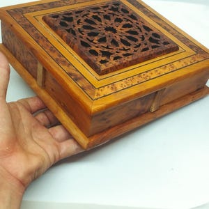 Moroccan Puzzle . Secret Opening Wooden Jewelry Box, Secret Opening ...