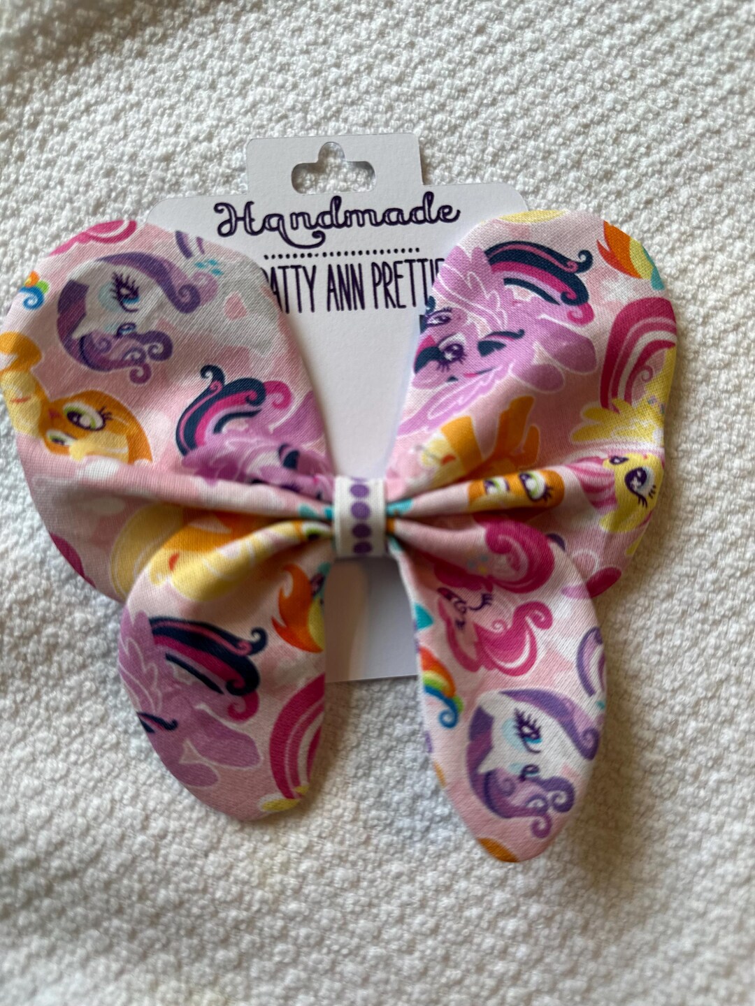 My Little Pony Butterfly Bow - Etsy