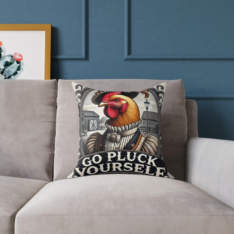 Victorian Sassy Chicken Printable Art Go Pluck Yourself Digital ...