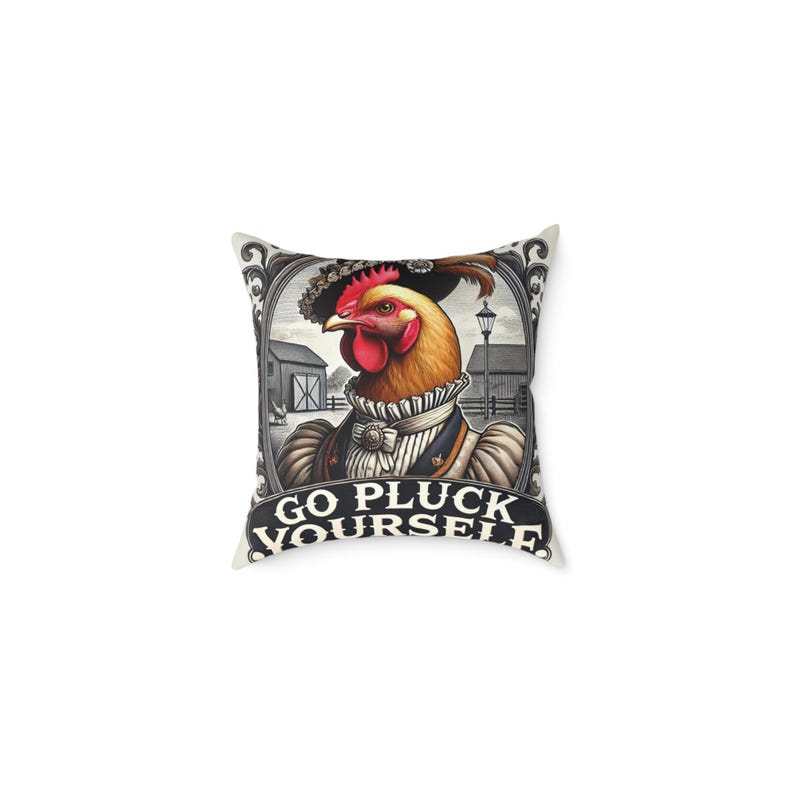 Victorian Sassy Chicken Printable Art Go Pluck Yourself Digital ...