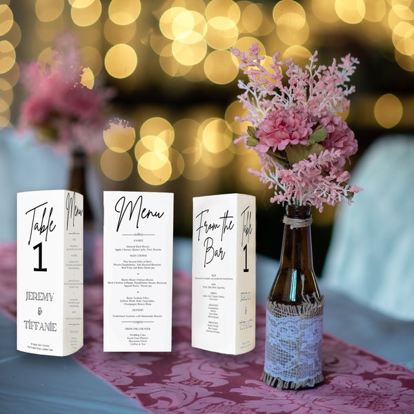 Menu Table Number - Etsy