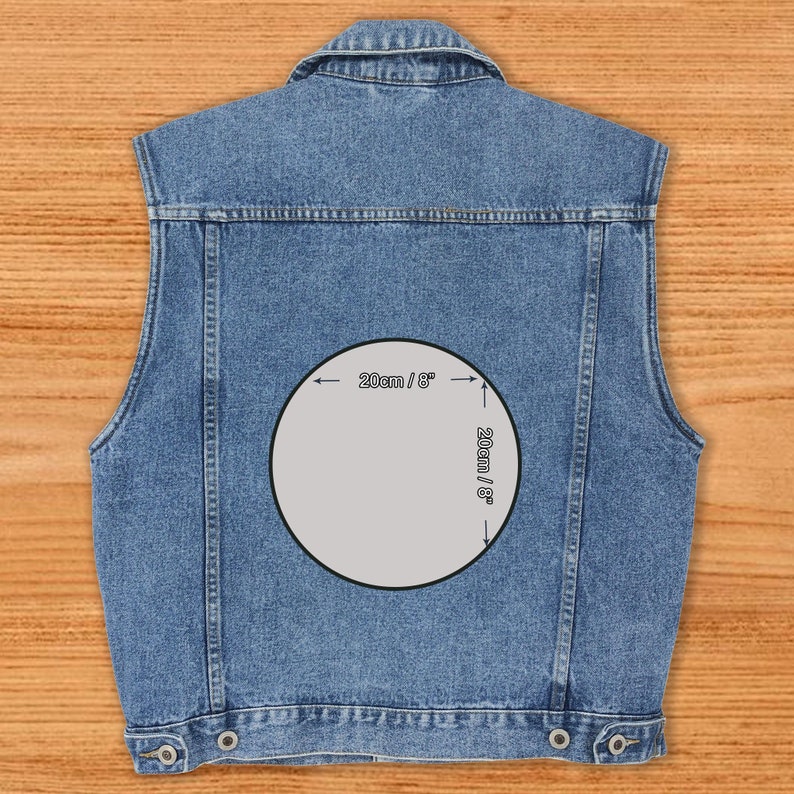 Personalized Printed Sew-on Patches Ɩ Back-patch for Jackets, Hoodies ...