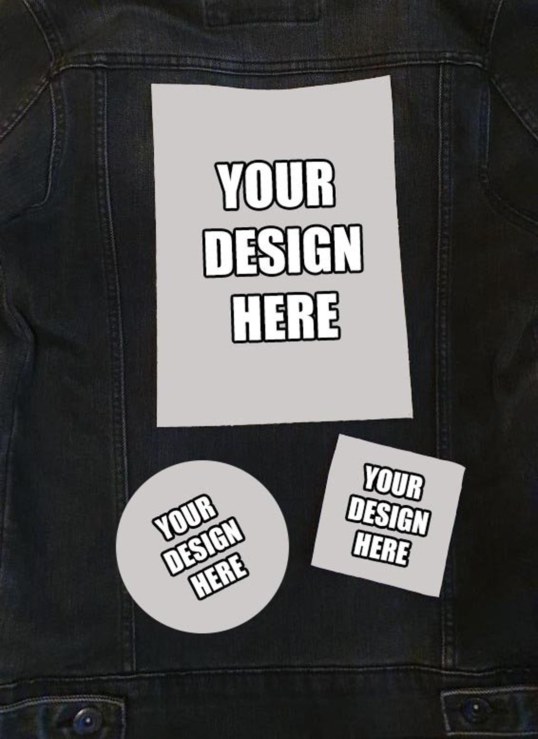 Custom Printed Patches Ɩ Design to Order Back-patch Ɩ Personalized ...