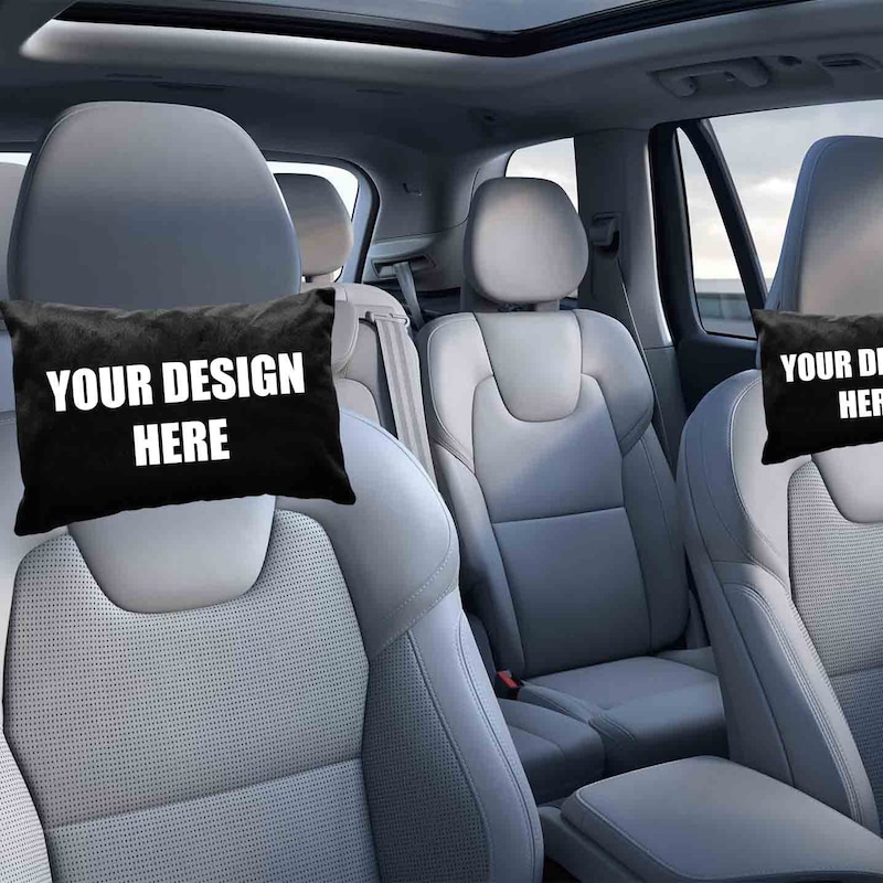 Custom Headrest Pillow Car - Etsy
