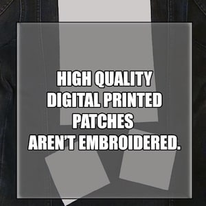 Custom Printed Patches Ɩ Design to Order Back-patch Ɩ Personalized ...