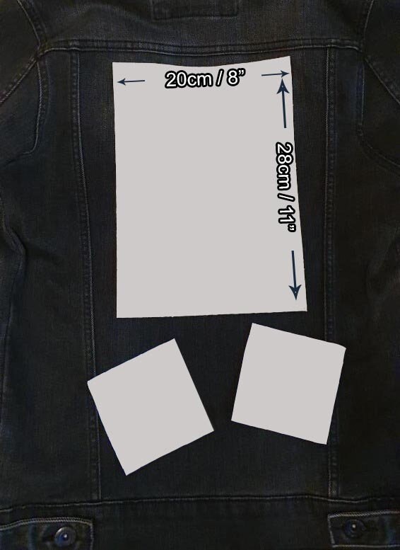 Custom Printed Patches Ɩ Design to Order Back-patch for Jackets ...