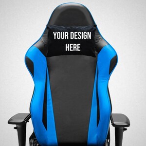 Personalized Gaming Chair Pillow: Custom Gamer Headrest, Neck Support ...