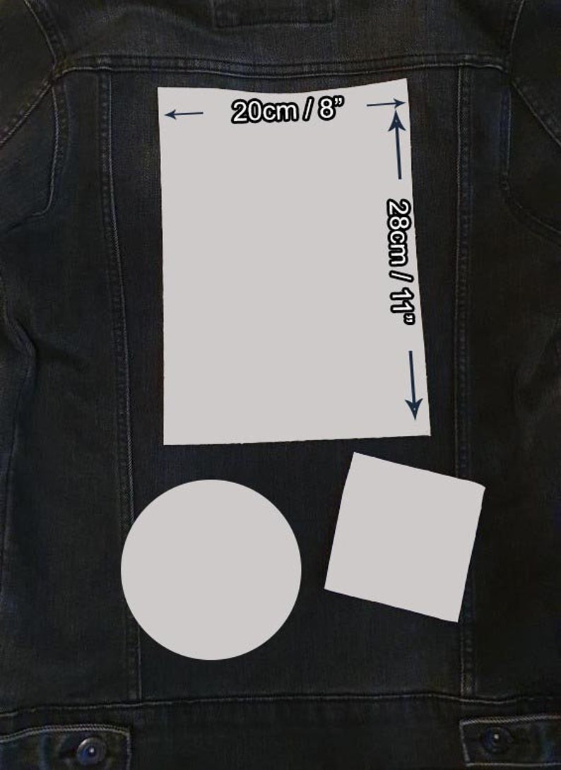 Custom Printed Patches Ɩ Design to Order Back-patch Ɩ Personalized ...