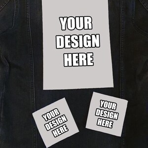 Custom Printed Patches Ɩ Design to Order Back-patch for Jackets ...