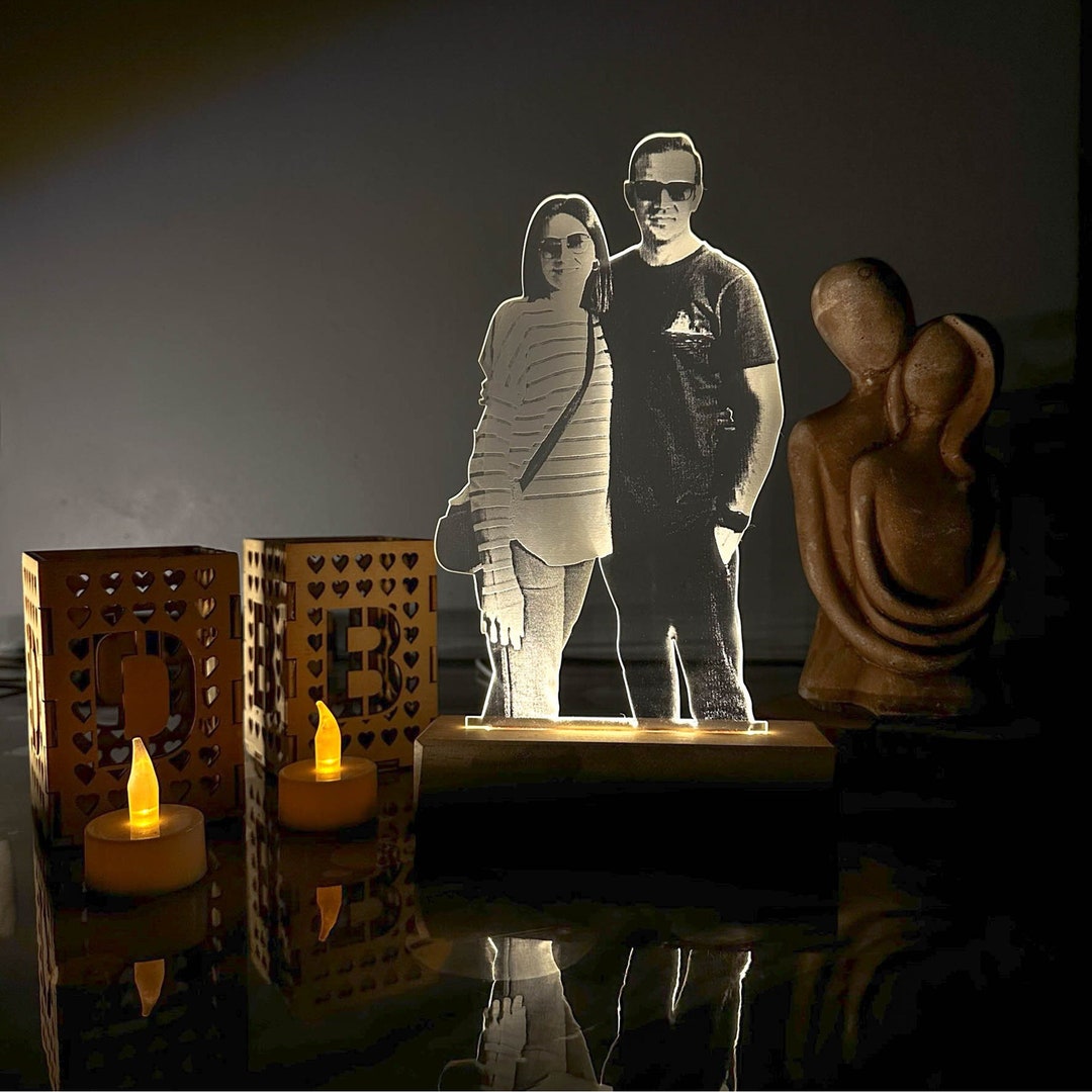 Christmas Photo Gifts Personalized Lamp Custom Photo Led Lights Gift ...