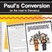 Saul's Conversion Bible Lesson: Acts 9 Activities (digital Download) - Etsy