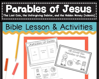 Parable of the Lost Coin, Bible Story Crafts, Parables of Jesus, Sunday ...